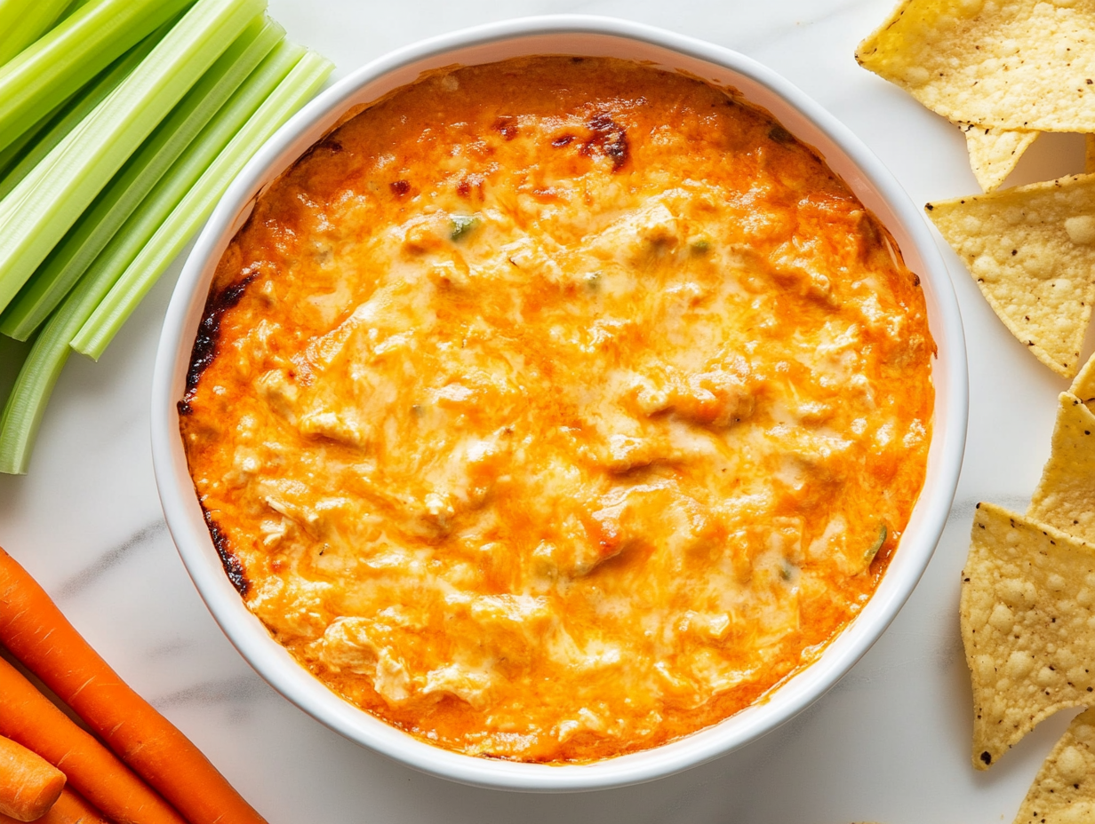 Crockot Buffalo Dip Recipe For Your Spicy Appetizers!