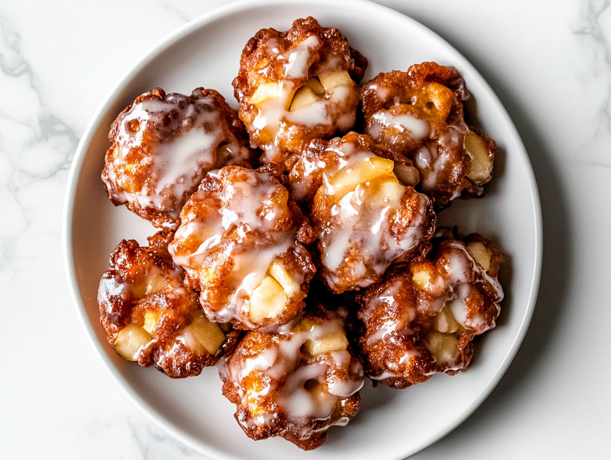 Baked Apple Fritters Recipe That's Twist On A Classic Treat