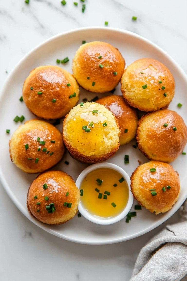 Honey Butter Cornbread Poppers Recipe You’ll Be Craving