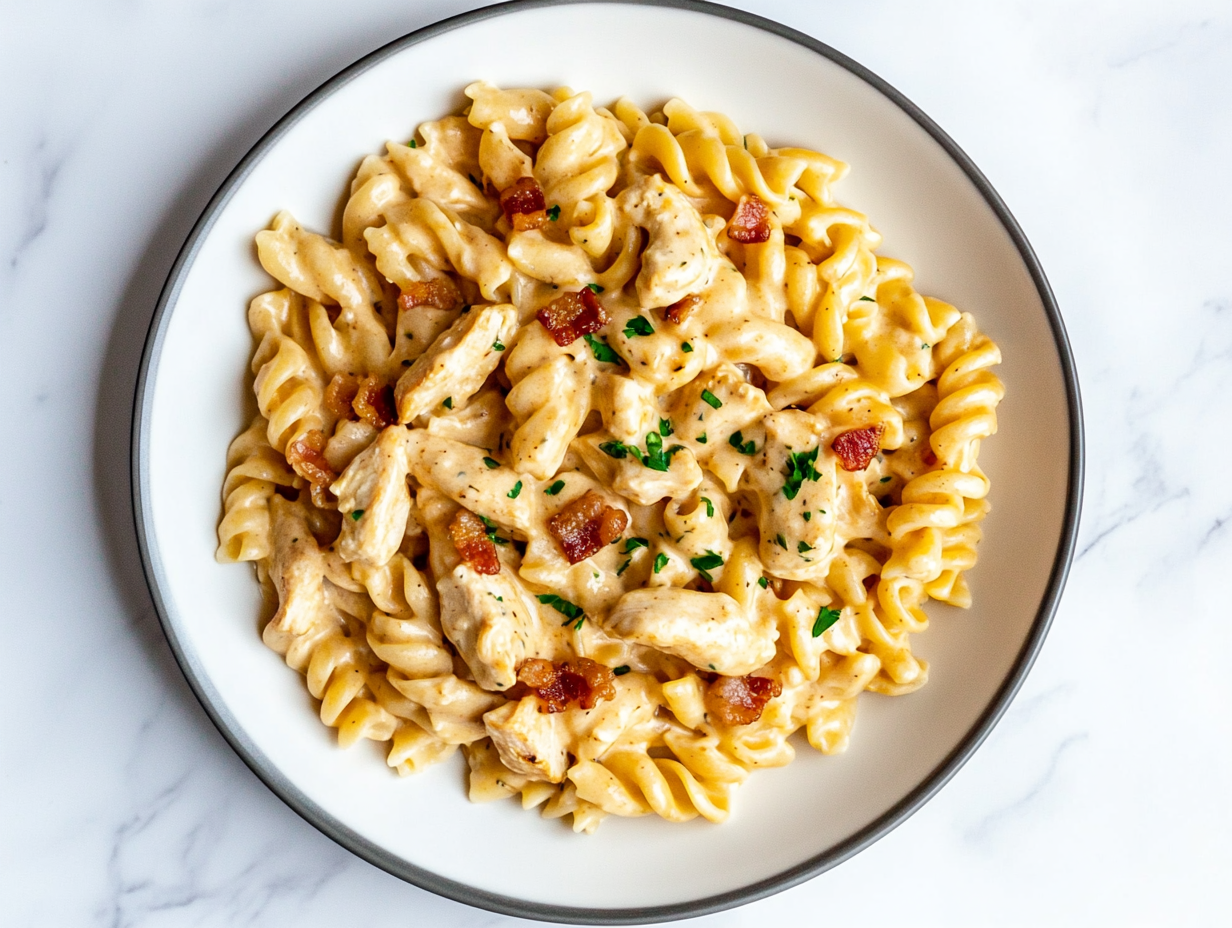 Chicken Bacon Ranch Pasta Recipe You’ll Want For Breakfast