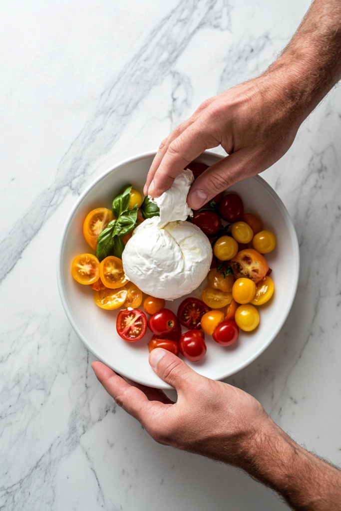 Tomato Burrata Salad Recipe You'll Toss It With Every Meal