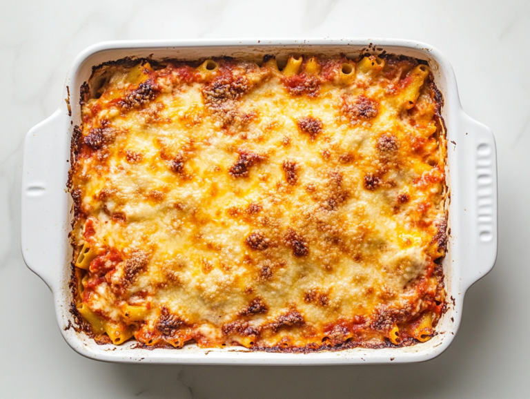 Baked Ziti Recipe Gives Italian Classic With Cheesy Twist