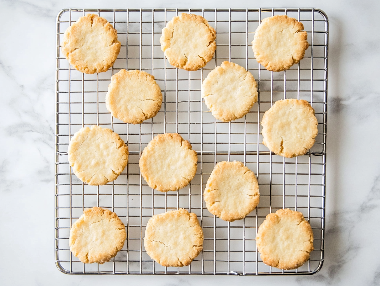 Buttery and Crispy Shortbread Cookies Recipe