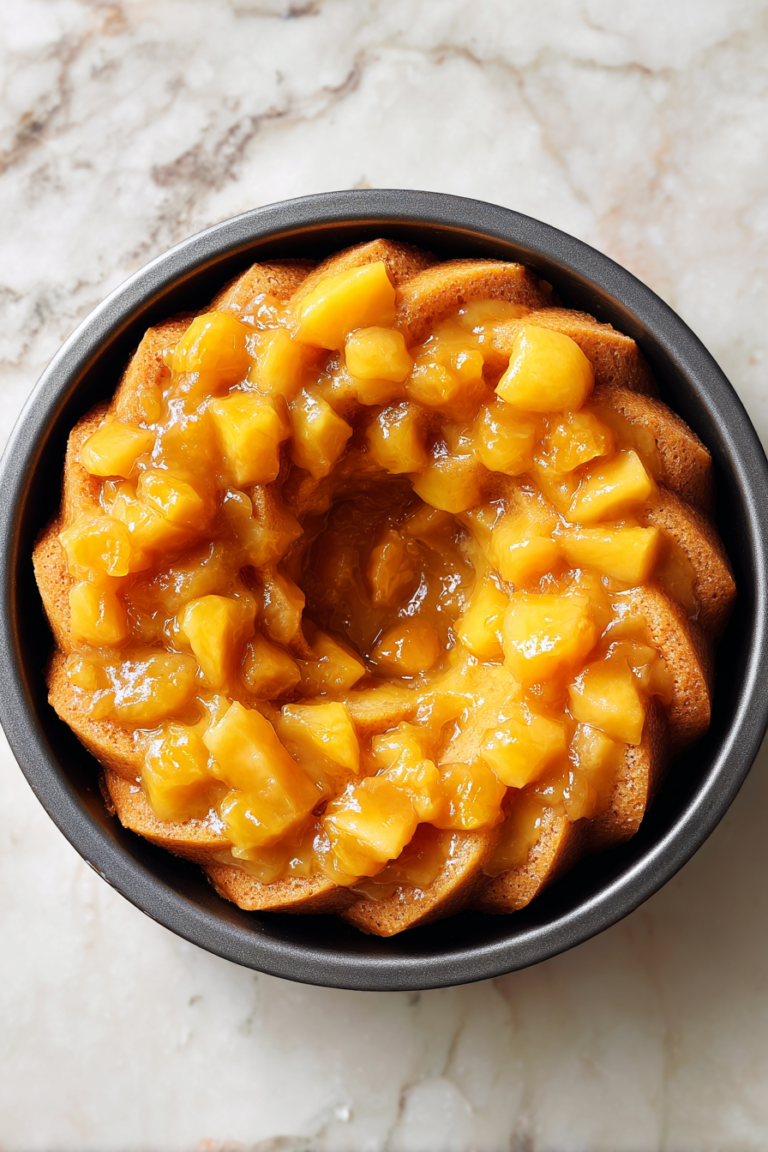 Peach Cobbler Pound Cake Recipe You’ll Keep All To Yourself
