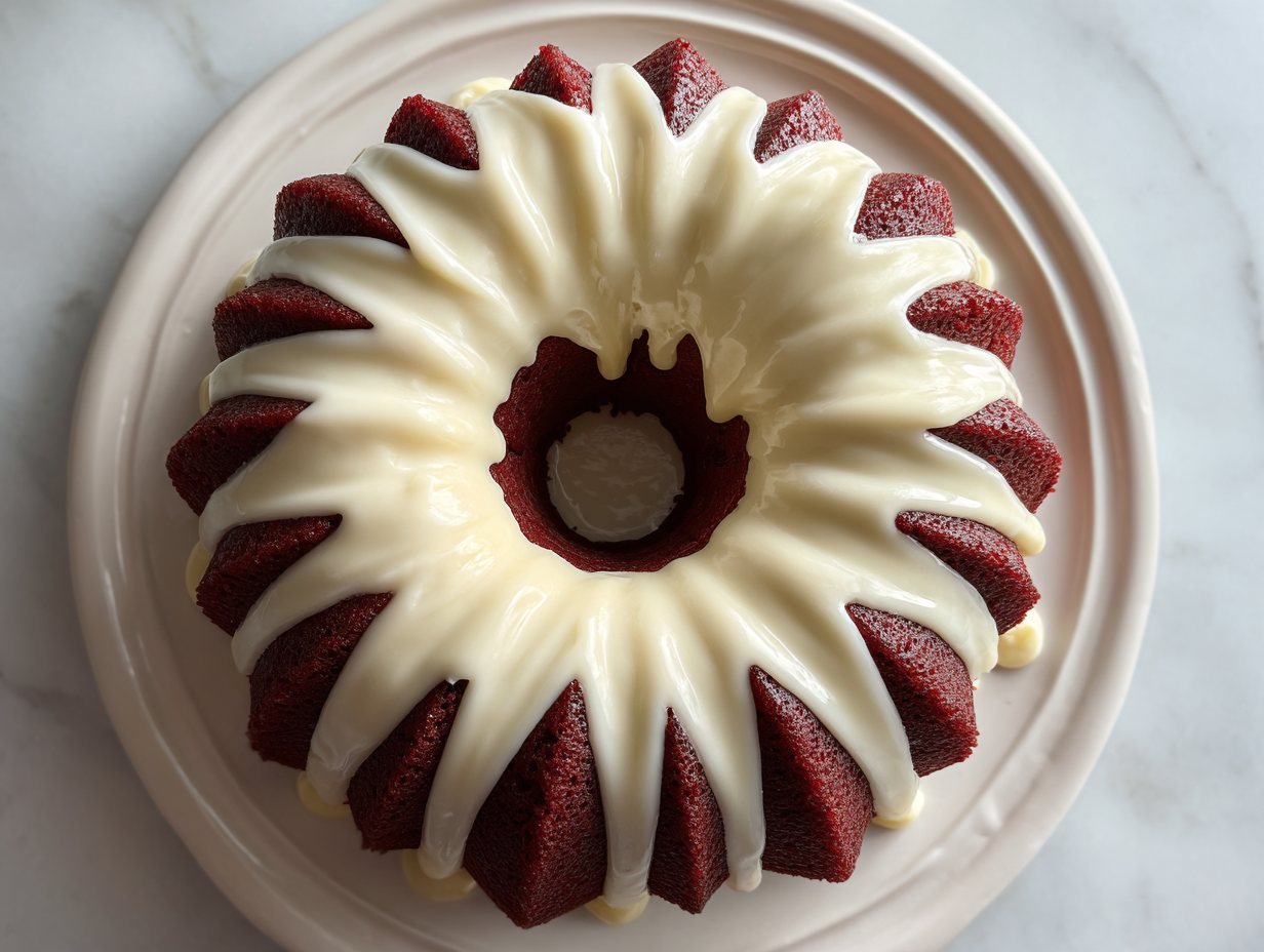 Creamy and Dreamy Red Velvet Pound Cake Recipe