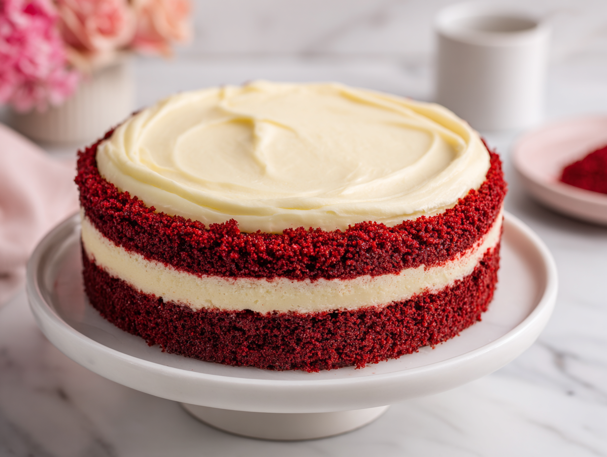 Red Velvet Cheesecake Recipe May Cause Dessert Obsession