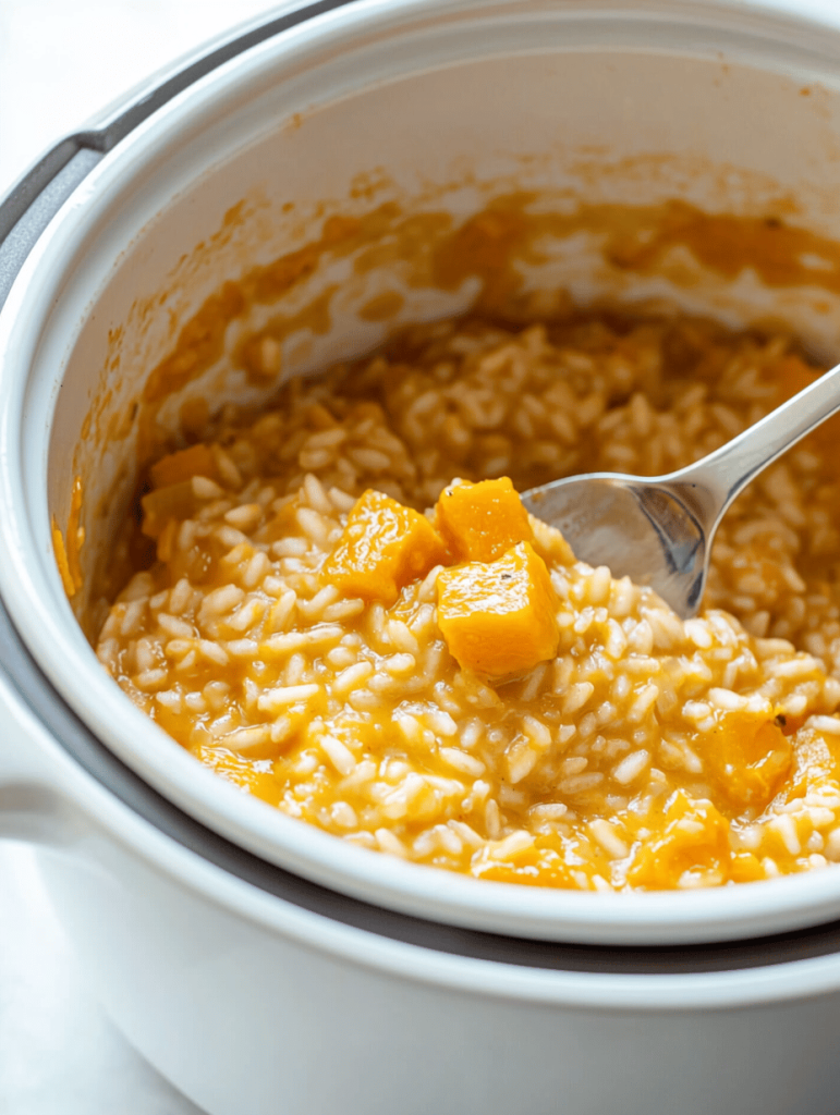 Cozy Autumn Nights: Slow Cooker Pumpkin Risotto with a Twist - Bringing ...