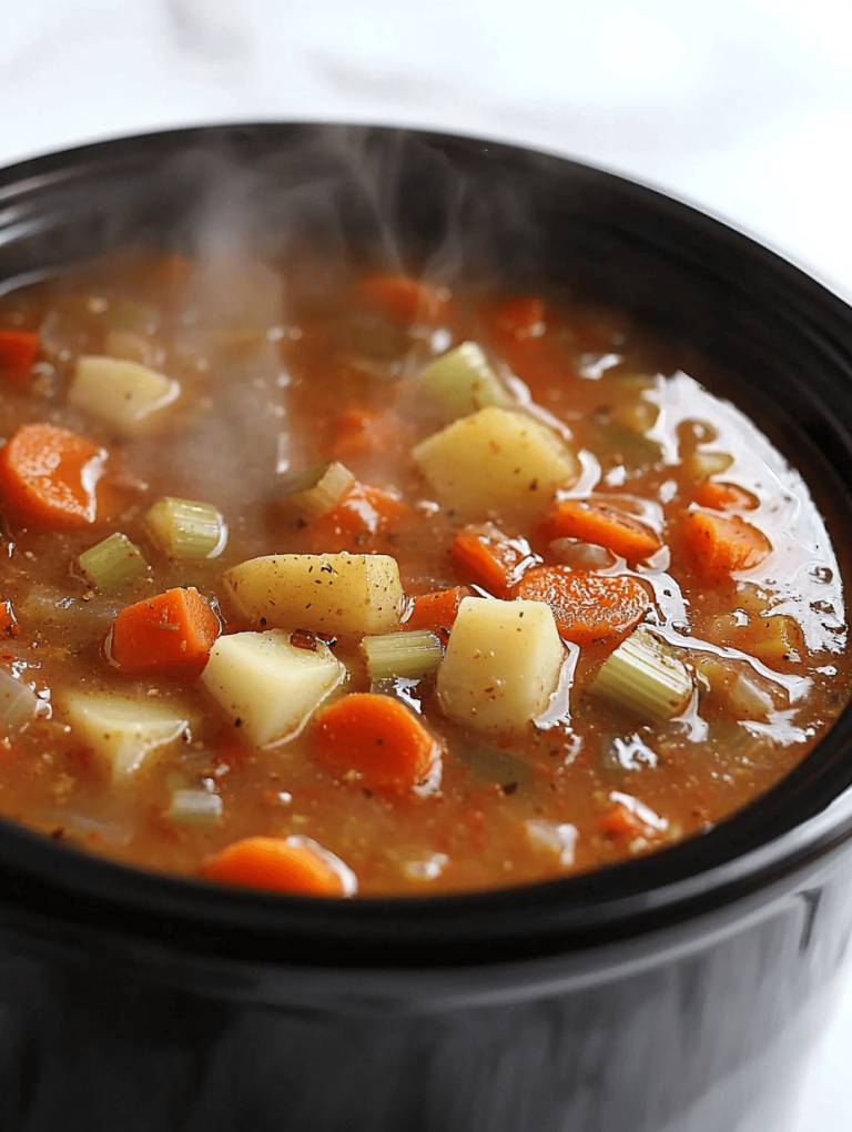 Harvest the Flavors: Crockpot Vegetable Soup to Celebrate Autumn’s ...