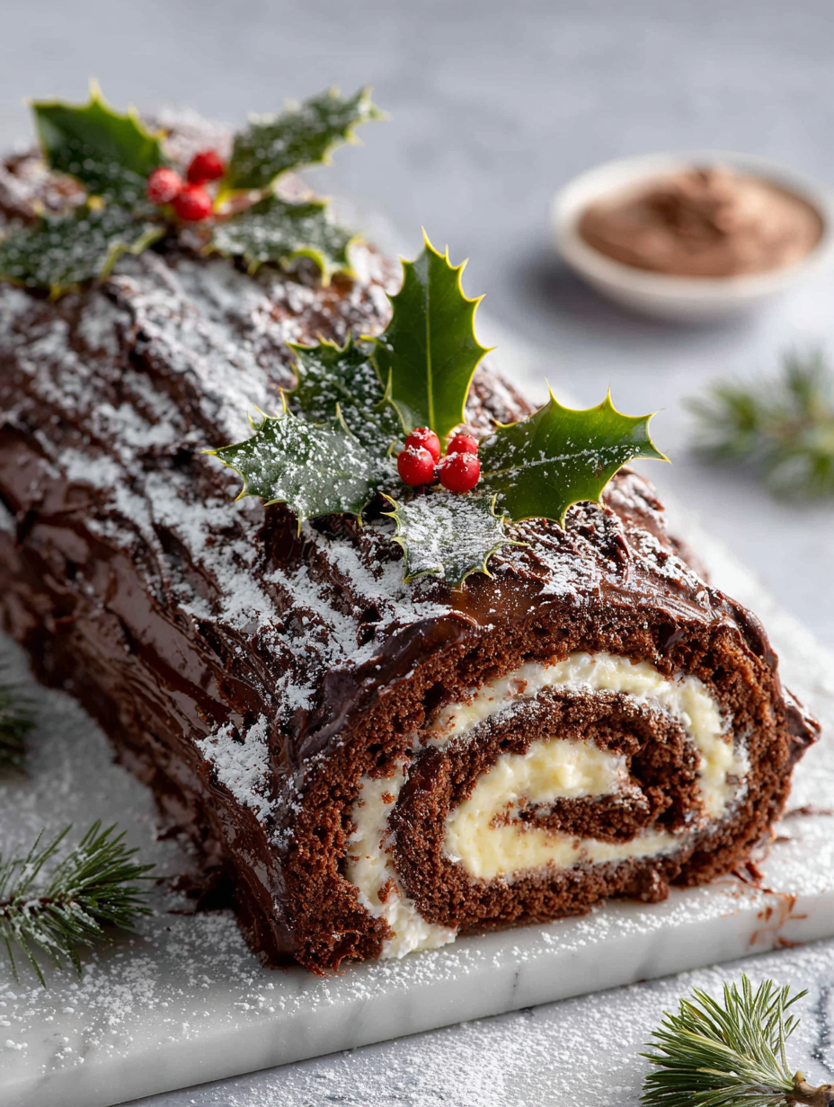 Yule Log Cake Recipe - Simple and Delicious Recipes!